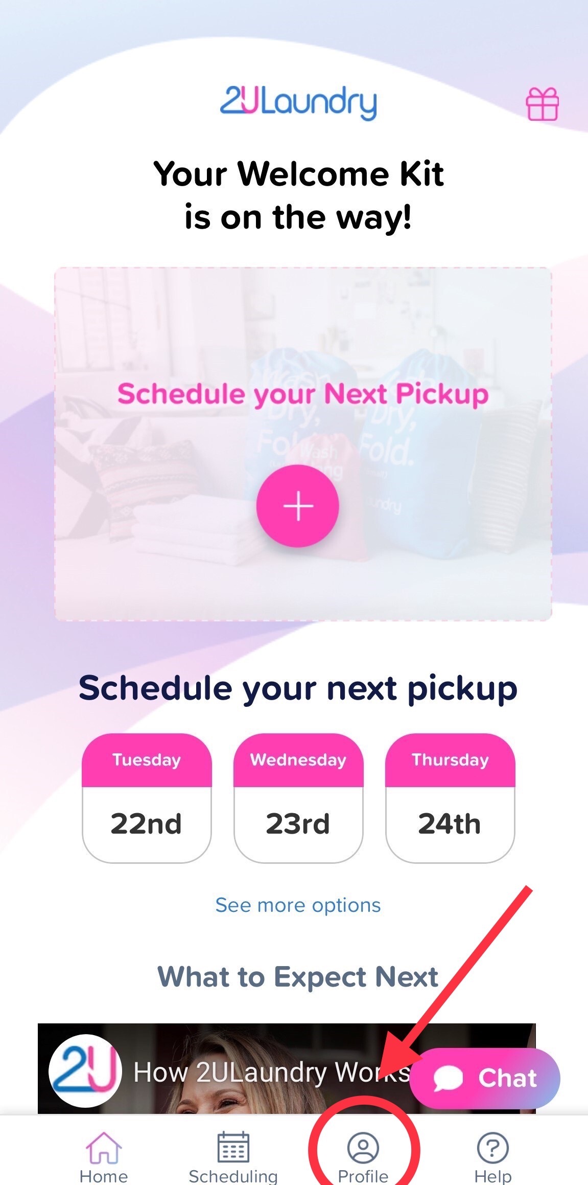 From The Folde to 2ULaundry: have my laundry preferences and location ...